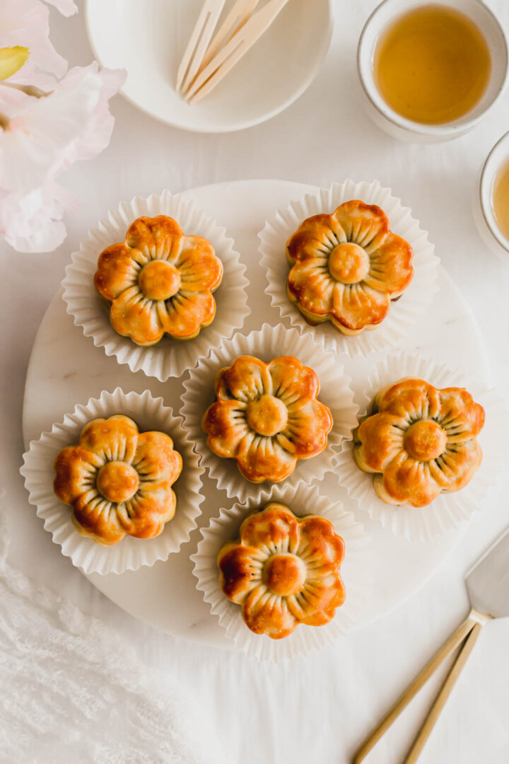 Chinese Mixed Nut Mooncakes | Sift & Simmer