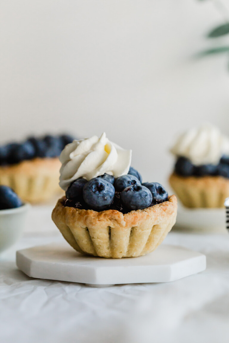Mini Blueberry Tarts | Sift & Simmer